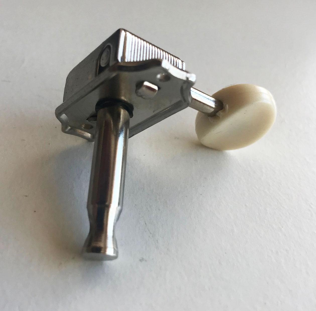 Deluxe 3+3 Vintage Waffle Back Individual Guitar Tuners with Ivory ...